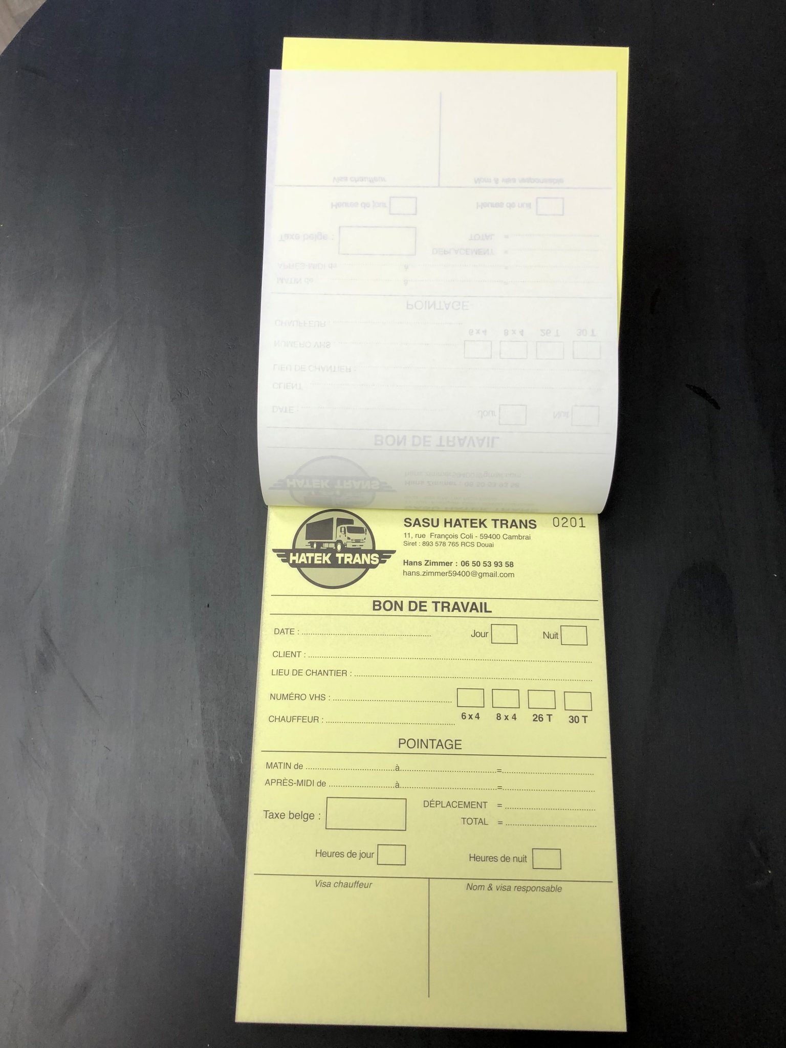 Bons de commande/carnets - Expression Impression